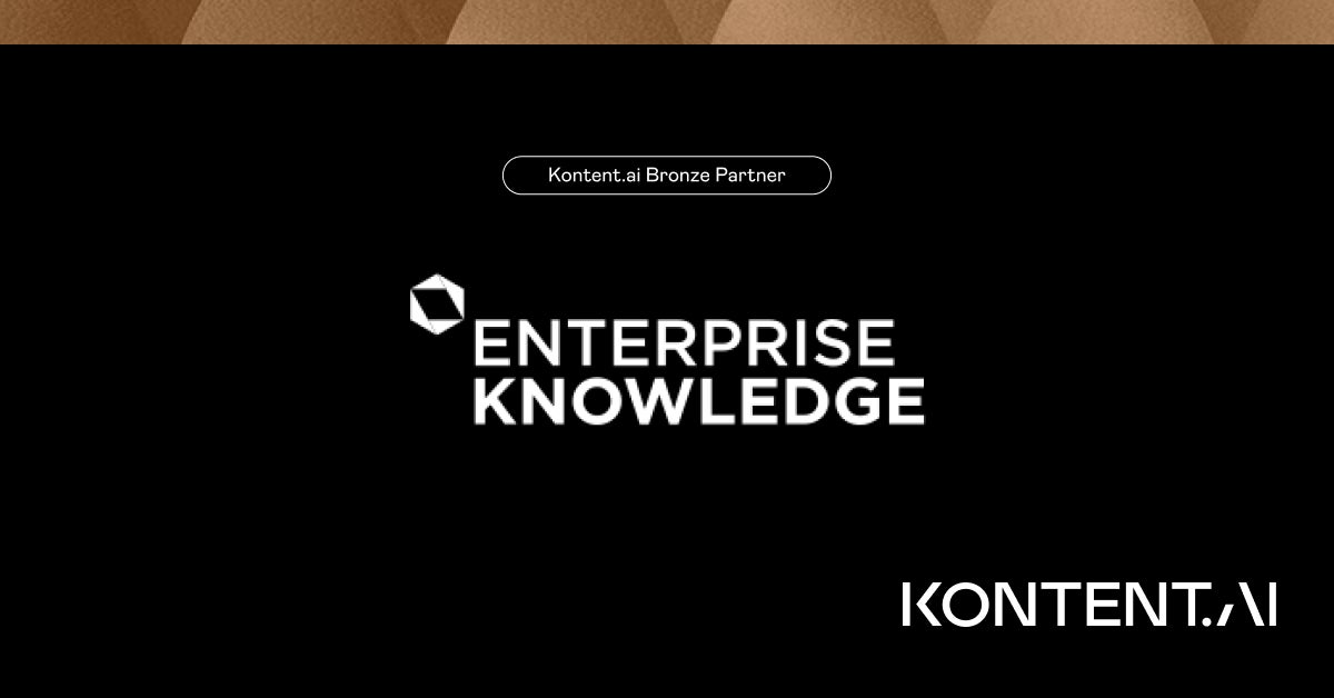 Meet Kontent.ai partner Enterprise Knowledge | Kontent.ai Meet Kontent.ai partner Enterprise Knowledge | Kontent.ai